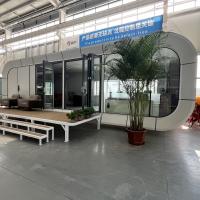 China Outdoor Apple Warehouse mobile hotel smart office glass sun room Cafe scenic space capsule homestay for sale
