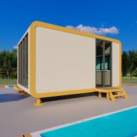 China Glass Room Container Outdoor Midcentury Design Style Space Capsule Homestay Hotel for sale