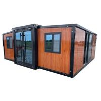 China 3 Bedroom Luxury 40Ft 20Ft Movable Prefabricated Home Foldable Expandable Container House Prefab Villa For Sale for sale