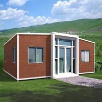 China Contemporary Design Style Foldable Prefab Container Homes 40ft Folding Living Solution for sale