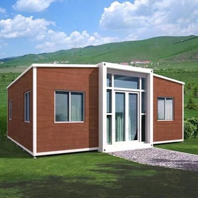 China Contemporary Design Style Foldable Prefab Container Homes 40ft Folding Living Solution for sale
