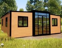 China Contemporary Design Style Foldable Prefab Container Homes 40ft Folding Living Solution for sale