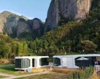 China Easily Assembled Luxury Camping Space Capsule Prefab Cabin for Tourism Mobile Homestay for sale
