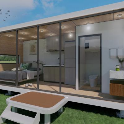 China Smart Travel Homestay 2024 Apple Cabin Prefabricated Cabin for Full House and Office for sale