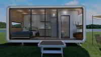 China Smart Travel Homestay 2024 Apple Cabin Prefabricated Cabin for Full House and Office for sale