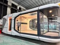 China Outdoor Aluminum Space Capsule Home/hotel/house Space Capsule Mobile Integrated House Steel Modern Container Houses for Sale for sale
