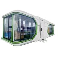 China Hotel Stay Prefab Space Capsule House with Fluorocarbon Aviation Aluminum Alloy Shell for sale