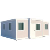 China Customized water proof  Double wing container houses  20FT/40FT Expandable Container House foldable container house for sale