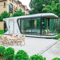China Hotel Stay Modern Space Capsule House with Fluorocarbon Aviation Aluminum Alloy Shell for sale
