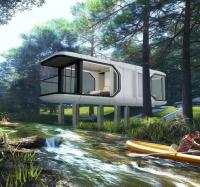 China Customizable Interior Decoration for Modern Design Outdoor Prefab Space Capsule House for sale