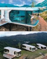 China 2023 newest design FUQIAN high end hotel G115  Prefabricated tiny house prefab house capsule house for supplying for sale