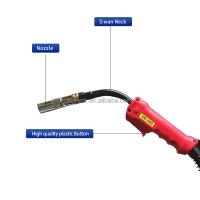 China 500A European Connector CO2 Gas Shielded Welding Torch for Portable Welding Equipment for sale