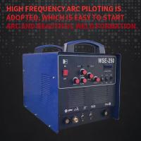 China 220V Rated Input Inverter Controlled AC DC TIG Welder WSE250 with Air Cooling Motor for sale
