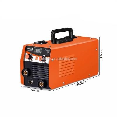 China 120A Rated Output Current Self-Shield MIG Welder MIG 250 1kg Digital Mini Welding Machine for sale
