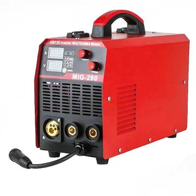 China Multi-function IGBT 4 In1 INVERTER 50/60HZ ARC Welders MIG280 for Iron Stainless Steel for sale