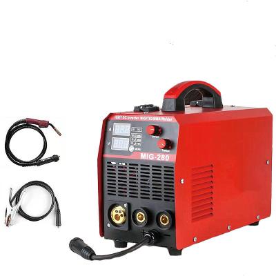 China Inverter Welding Machine MIG-280 for 0.8mm/1.0mm Wire Diameter IP21S Protection Level for sale