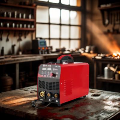 China Easy to Operate MIG315 Portable IGBT Welding Inverter Rated Output Voltage MIG 65 V for sale