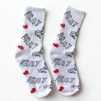 China Cotton Spandex Sports Socks 90% Cotton 9% Polyester 1% Spandex Thick Terry Jacquard Unisex for Biking Jogging Daily for sale