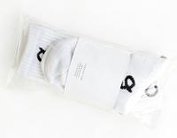 China Thick Terry Sports Socks Cotton Spandex Yarn Dyed Jacquard for Men Women Biking Jogging One Size for sale