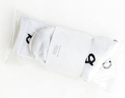 China Thick Terry Sports Socks Cotton Spandex Yarn Dyed Jacquard for Men Women Biking Jogging One Size for sale