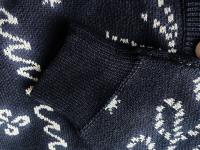 China 100% Cotton Heavy Jacquard Cardigan 7GG Winter Thick Casual Wear for Men Women for sale