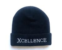 China 100% Acrylic Winter Beanie Hat Thick Solid Color Embroidery Logo Unisex 25x23cm OEM ODM for sale