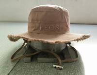 China 280GSM Cotton Twill Frayed Brim Hat Adjustable Cord Stopper Embroidered Logo Unisex 58cm 62cm for sale