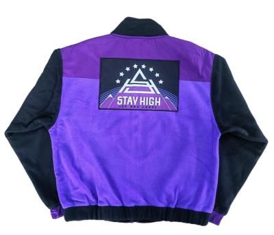 China Men's Women's Thick Polar Fleece Knitted Jacket with Zipper Winter Casual Solid Color 100% Polyester for sale