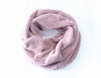 China 100% Polyester Plush Scarf for Women Thick Winter Scarf Custom Logo OEM ODM Available for sale