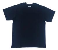 China Men's 100% Cotton Double Yarn Jersey T-Shirt 250GSM Solid Color Casual Short Sleeve for sale