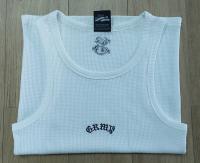 China Men's Solid Color Fitting Tank Top 65% Polyester 35% Cotton Waffle Fabric 250-270GSM for Casual Daily Wear for sale