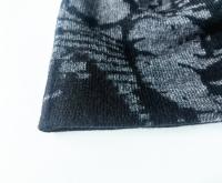 China 100% Acrylic Jacquard Beanie Winter Hat for Men Thick 23cm Width 20cm Height Black for sale