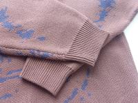 China Mens Sweater Thick Cotton Jacquard Pullover Multicolor Embroidered Sleeve Casual Fit Suitable For Daily Life for sale