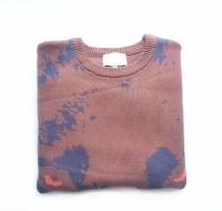 China Mens Sweater Thick Cotton Jacquard Pullover Multicolor Embroidered Sleeve Casual Fit Suitable For Daily Life for sale