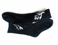 China Mens Womens Sports Socks Cotton Terry Inside Sweat Absorbent Thick Jacquard Pattern Suitable for Biking Jogging for sale