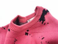 China Mens Sweater 100 Percent Cotton Jacquard Pullover Thick Gauge 7GG Casual Fit Suitable For Winter And Daily Life for sale
