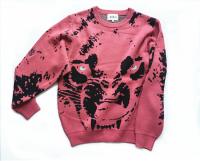 China Mens Sweater 100 Percent Cotton Jacquard Pullover Thick Gauge 7GG Casual Fit Suitable For Winter And Daily Life for sale