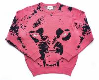 China Mens Sweater 100 Percent Cotton Jacquard Pullover Thick Gauge 7GG Casual Fit Suitable For Winter And Daily Life for sale