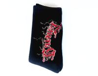 China Thick terry cotton sports socks with jacquard yarn dyed pattern for mens and womens biking jogging and daily life activities for sale