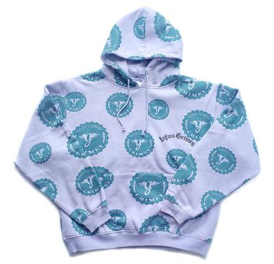 China Mens sweatshirt hoodie heavy fleece fabric pullover with hood cord eyelets embroidered design thick warm winter wear for sale
