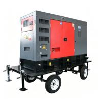 China 80KW 100KVA Mobile Diesel Genset with Perkins Engine and Stamford Brushless Alternator on Heavy-Duty Trailer for sale