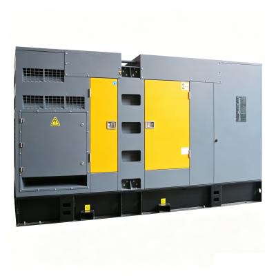 China 500KW Weatherproof Backup Diesel Generator with Soundproof Canopy for Hospital Data Center for sale