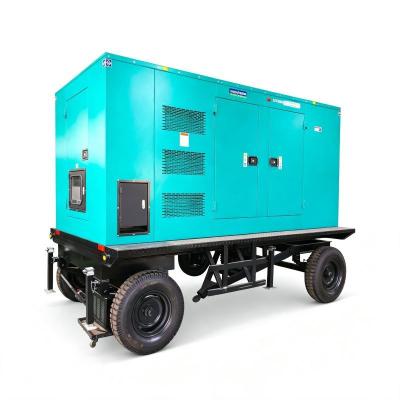 China 120kW Shangchai Engine Trailer Type Silent Diesel Generator Set For Outdoor Construction for sale