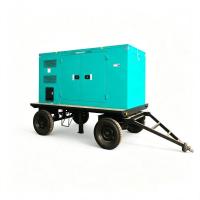 China 120kW Shangchai Engine Trailer Type Silent Diesel Generator Set For Outdoor Construction for sale