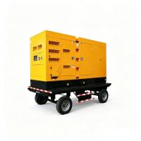 China 200kW Shangchai Engine Trailer Silent Diesel Genset For Outdoor Construction for sale