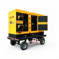 China 200kW Shangchai Engine Trailer Silent Diesel Genset For Outdoor Construction for sale