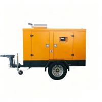 China 70kW Cummins Mobile Trailer Silent Diesel Generator Set With Hongkong Stamford Alternator for sale