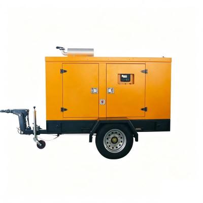 China 70kW Cummins Mobile Trailer Silent Diesel Generator Set With Hongkong Stamford Alternator for sale