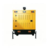 China Cummins Engine Mobile Trailer Diesel Generator 100kW Silent Emergency Power Diesel Generator for sale