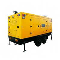 China Cummins Engine Mobile Trailer Diesel Generator 100kW Silent Emergency Power Diesel Generator for sale